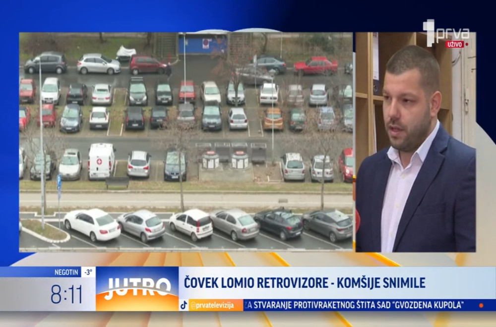 Stanovnici Palilule snimili čoveka kako lomi retrovizore – da li smemo ...