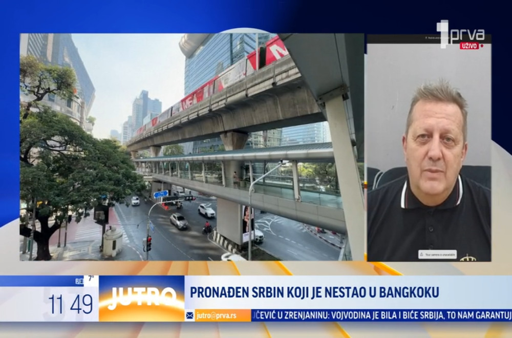 Pronađen Srbin koji je pre 20 dana nestao u Bangkoku | Video | Prva Televizija