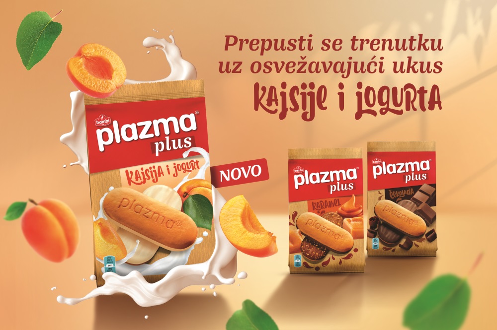 PLAZMA PLUS - Novi osvežavajući ukus - KAJSIJA I JOGURT
